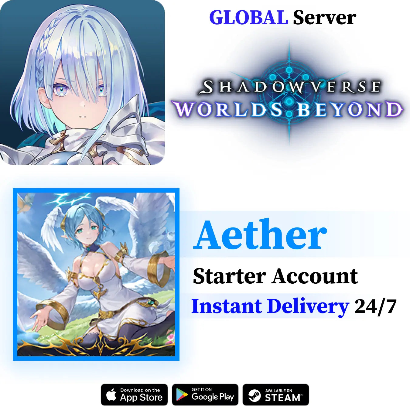 Aether Shadowverse: Worlds Beyond Starter Account