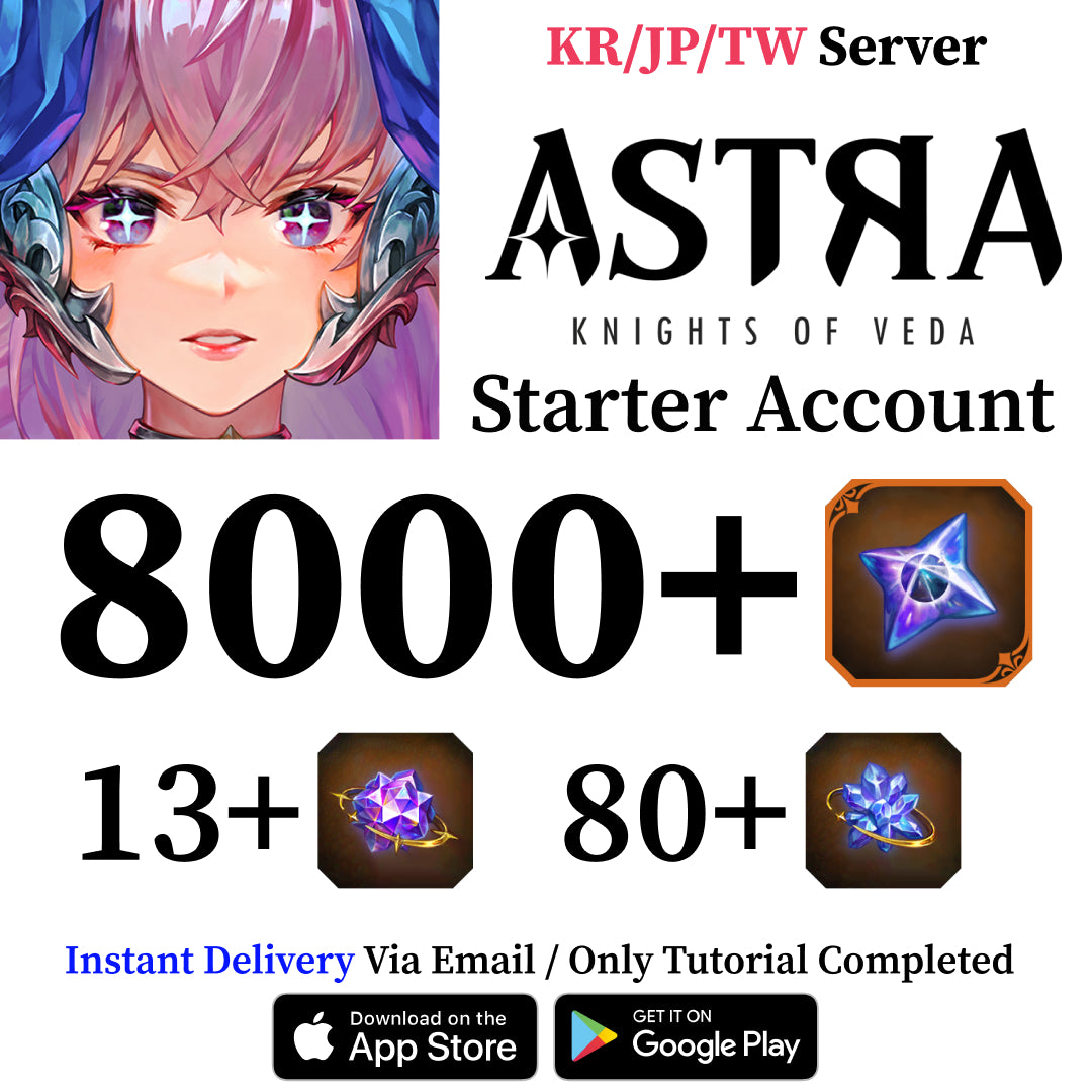 ASTRA: Knights of Veda Starter Account Japan – Genshin Accounts