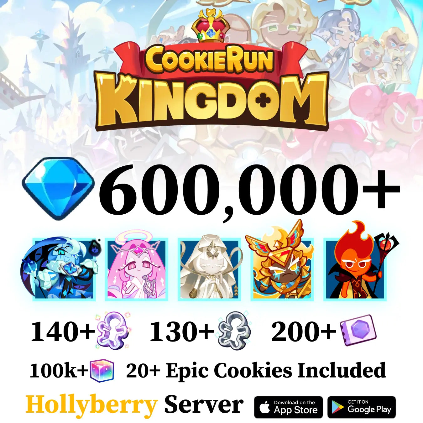 Cookie Run: Kingdom Starter Account | Hollyberry