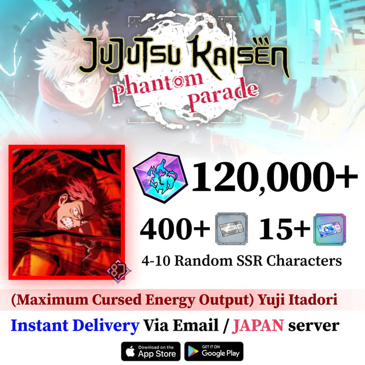 Yuji Itadori (Maximum Cursed Energy Output) Account JJK Phantom Parade