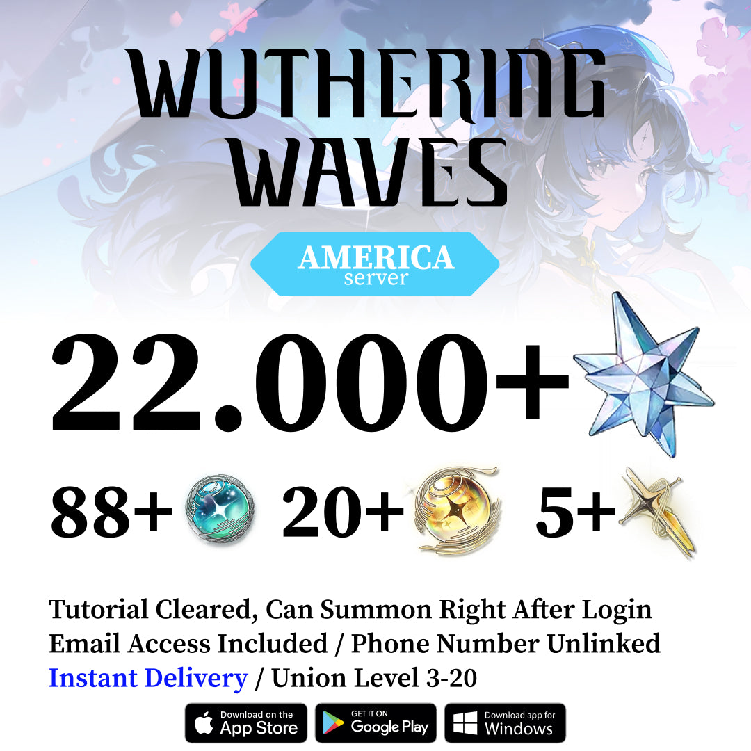 Wuthering Waves Starter Account with Gems - America – Genshin Accounts