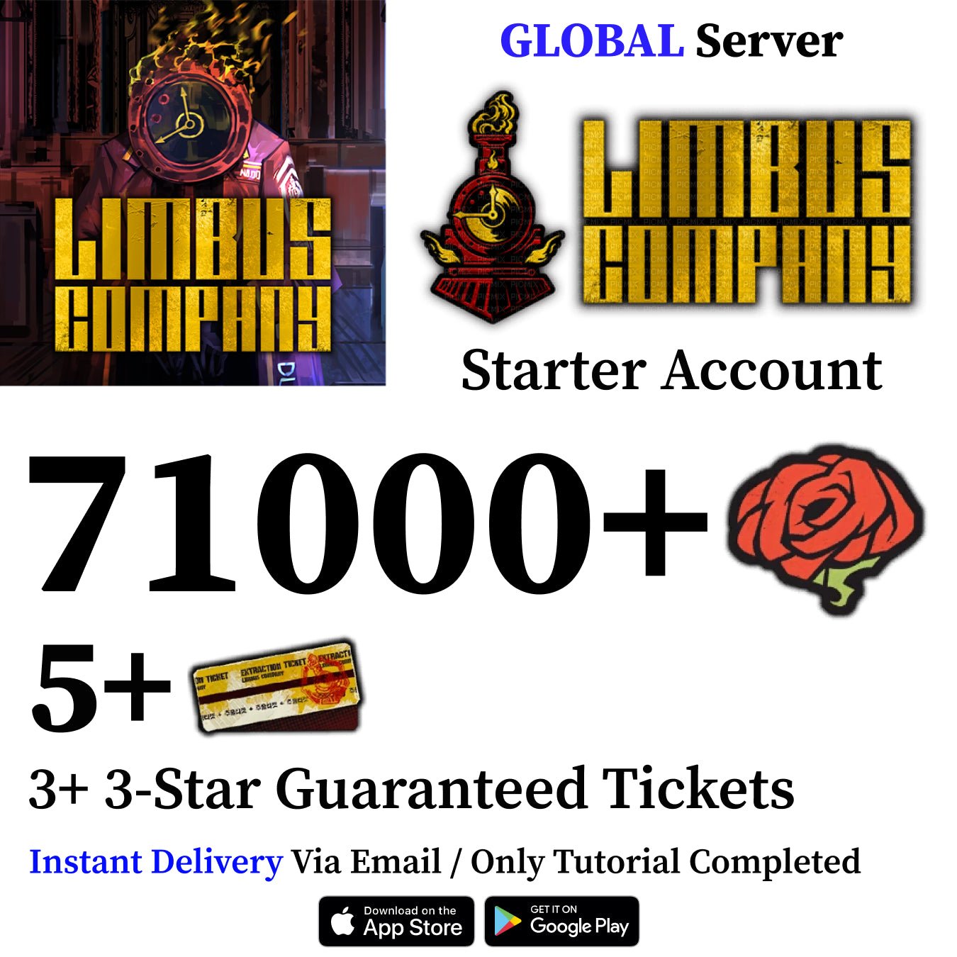 Limbus Company Starter Reroll Account