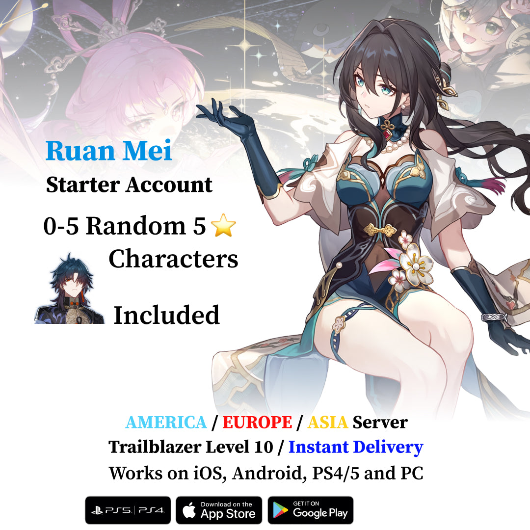 Ruan Mei Honkai Star Rail Starter Account – Genshin Accounts