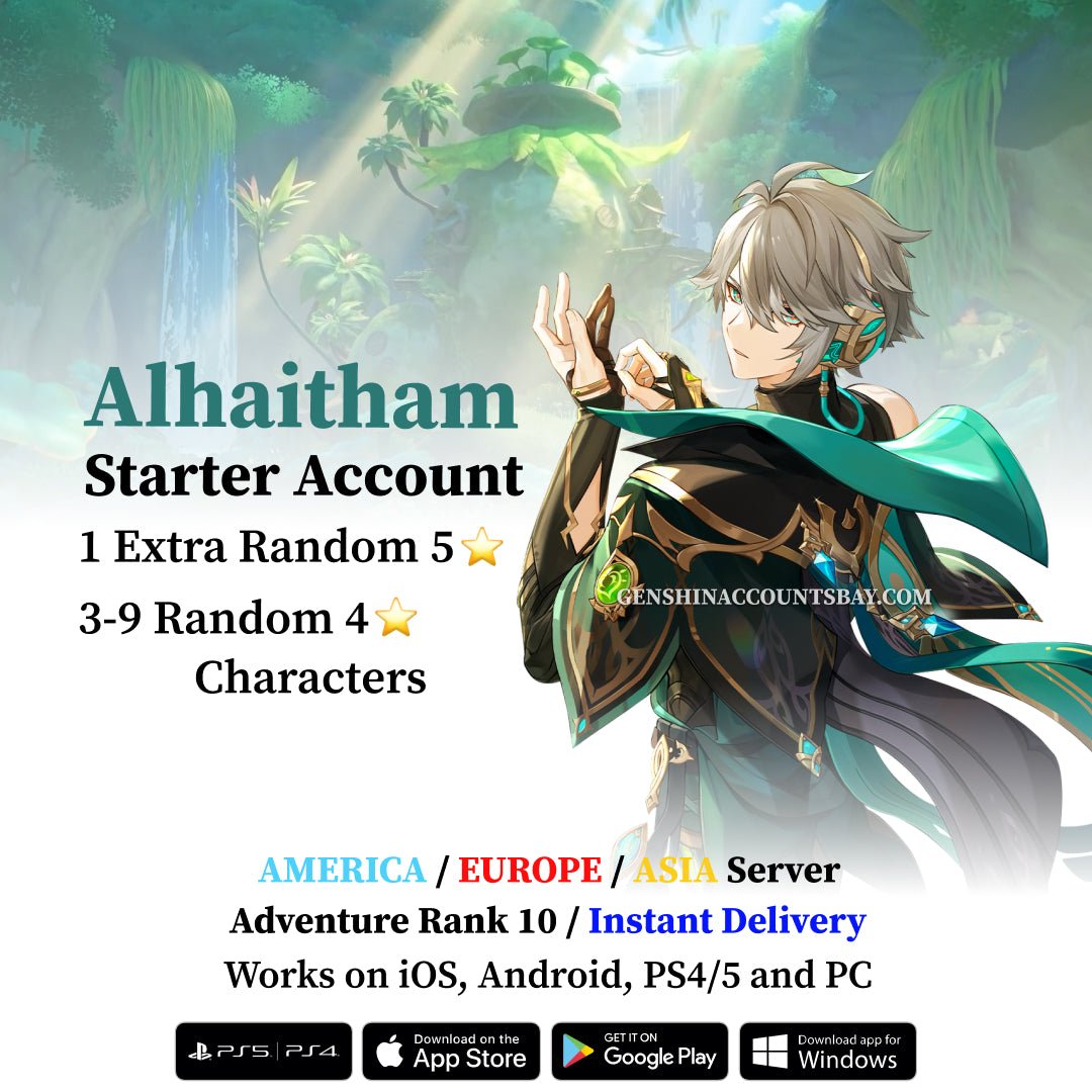 Alhaitham Starter Account - Genshin Accounts