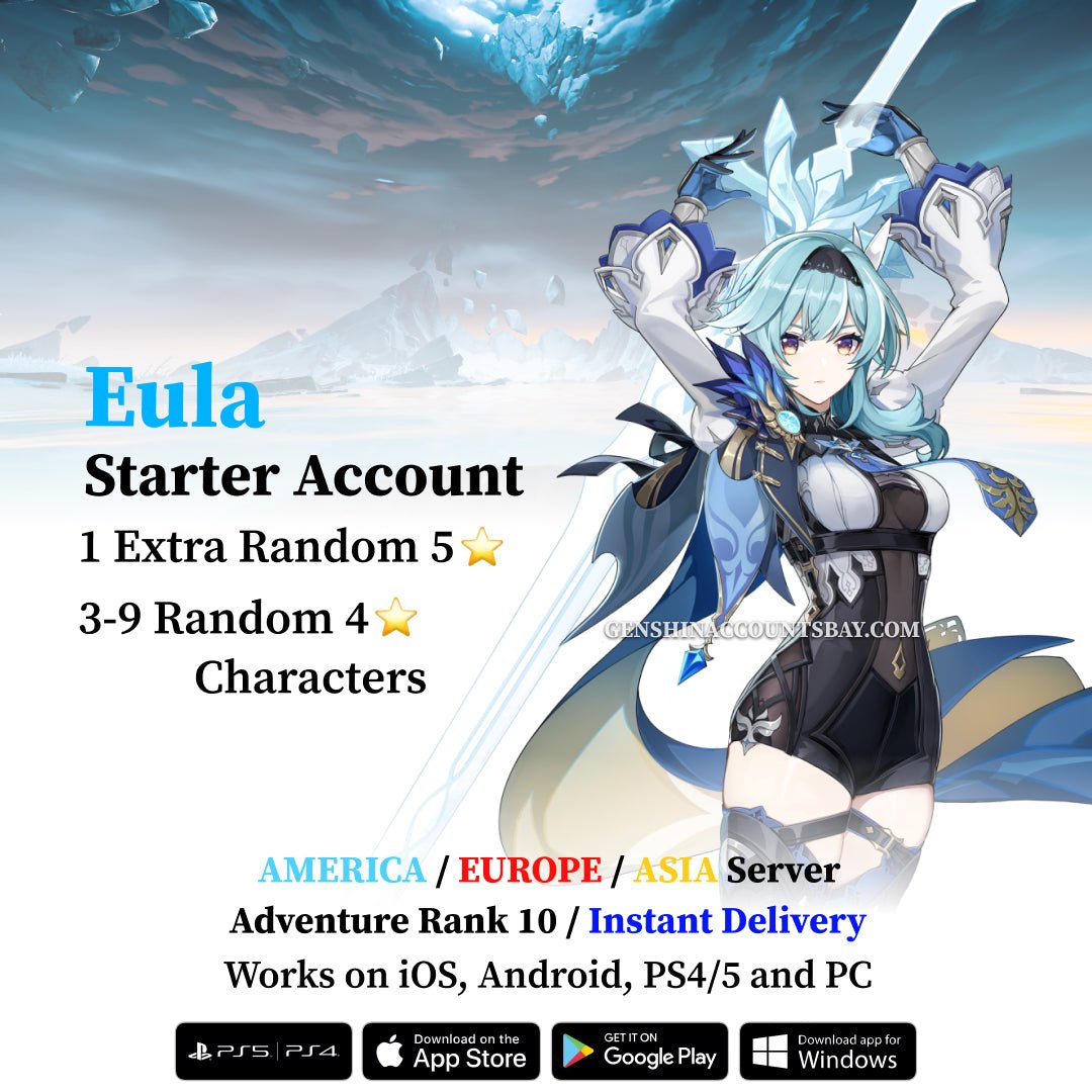 Eula Starter Account - Genshin Accounts