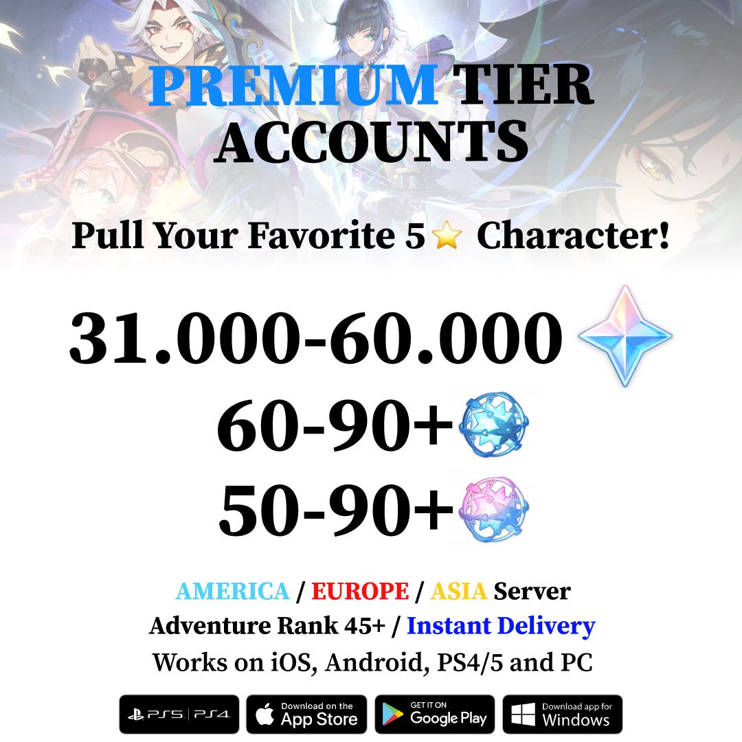 Genshin Impact Accounts – Genshin Accounts